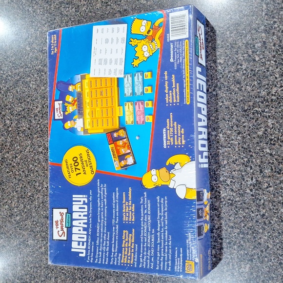 Pressman | Toys | The Simpsons Edition Jeopardy New | Poshmark